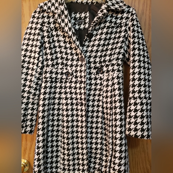 George | Jackets & Coats | Pretty Girls Black And White Hounds Tooth ...
